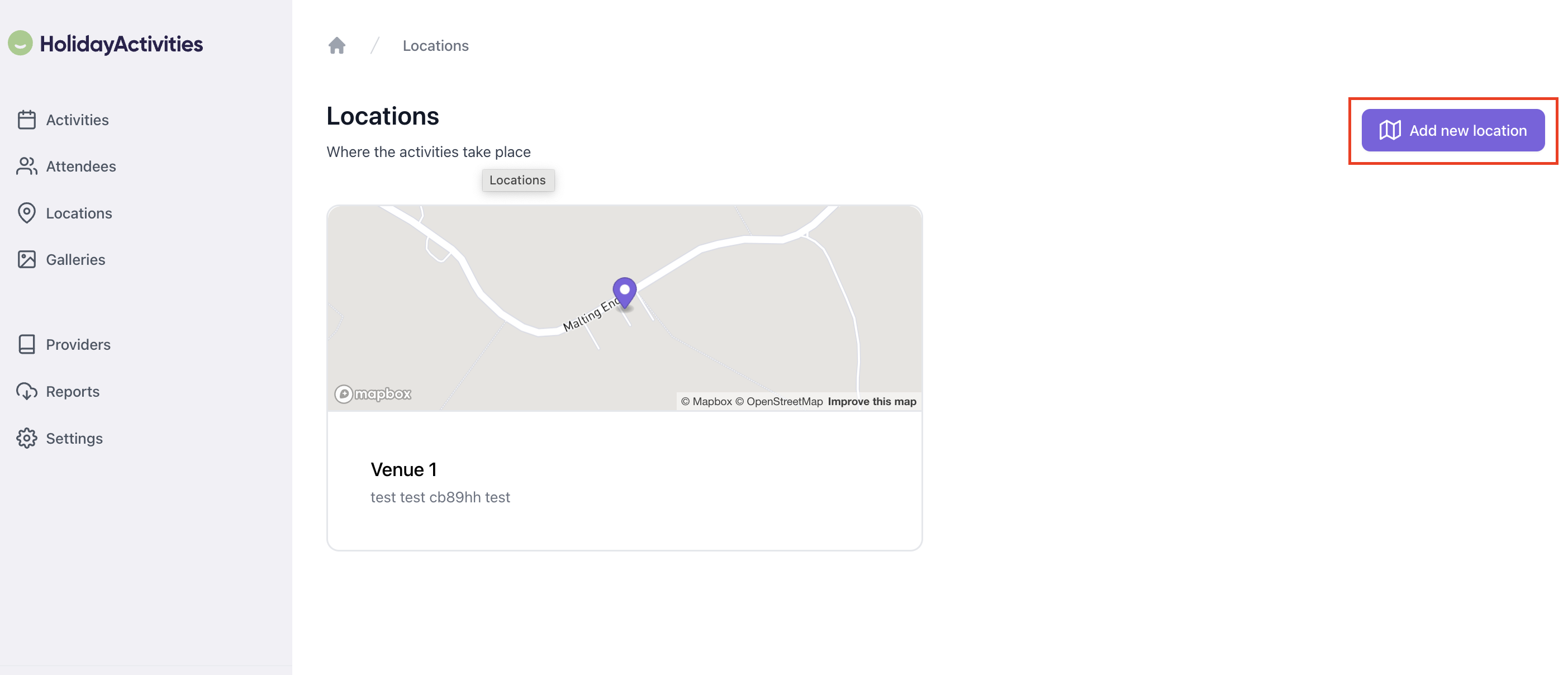 How to create an activity – Holiday Activities