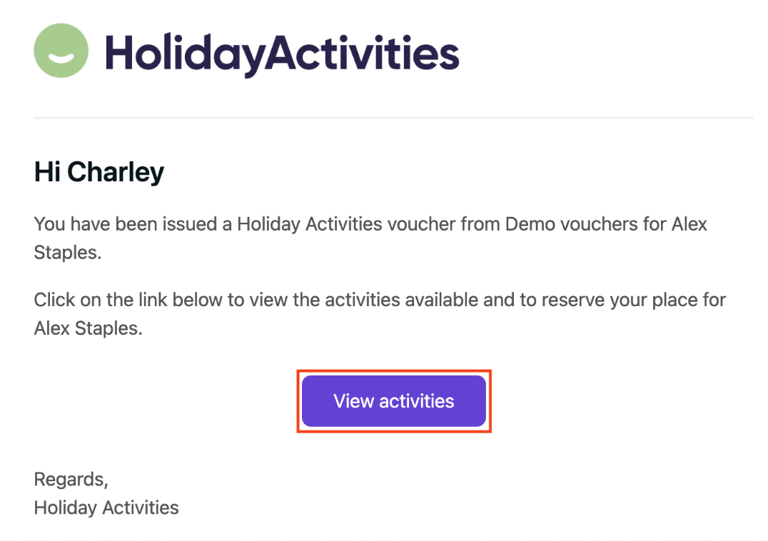 Parent Guide – Holiday Activities