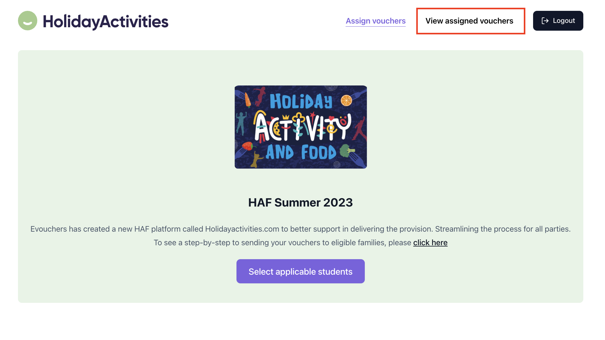Have my HAF vouchers sent? – Holiday Activities