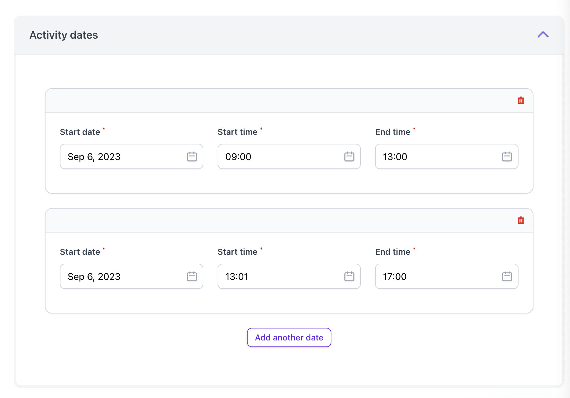 How To Setup An Activity To Use Multiple Credits For One Day Holiday 