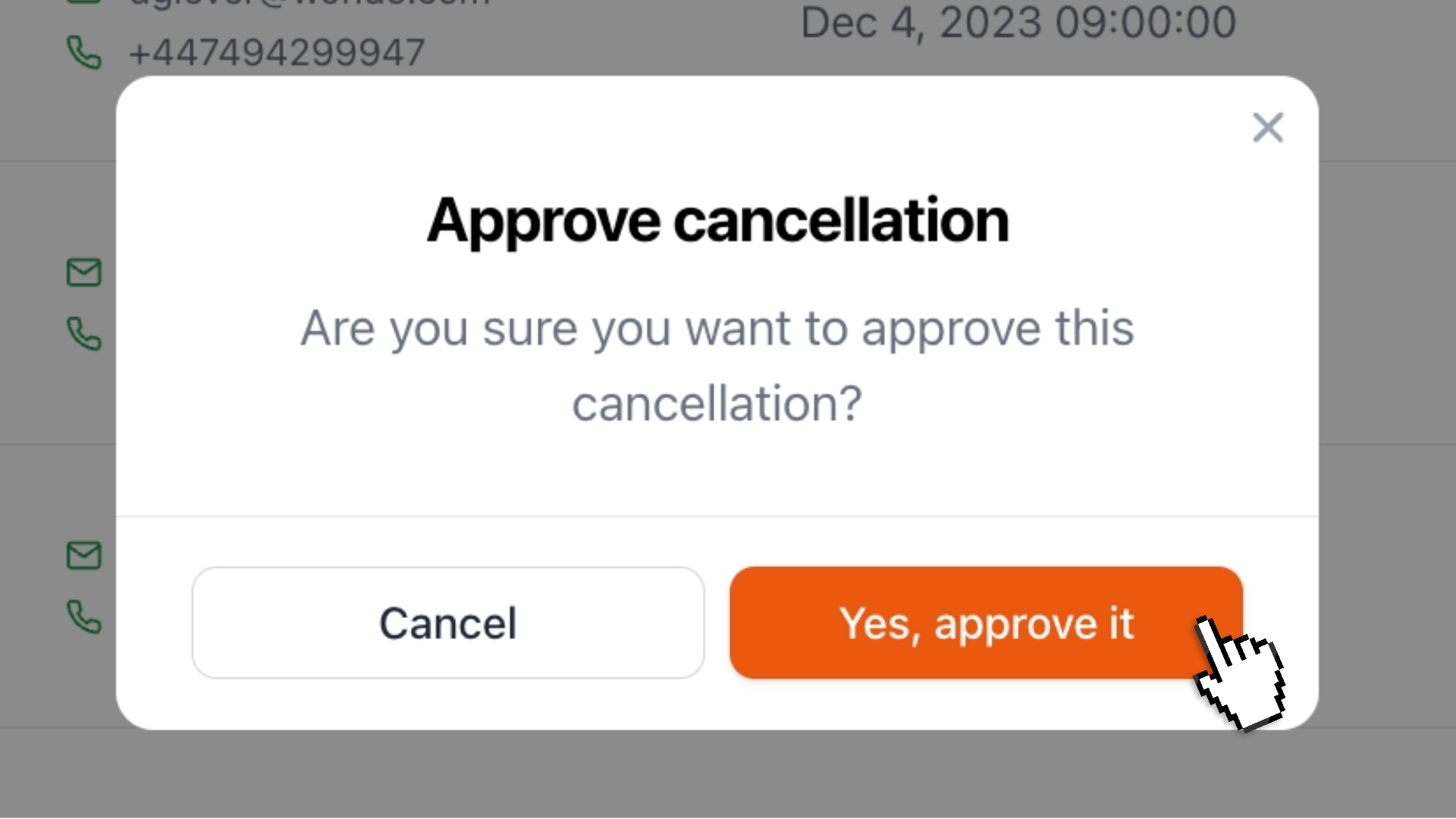 How to action cancellation requests – Holiday Activities